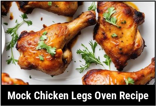 Mock Chicken Legs Oven Recipe: A Comprehensive Guide